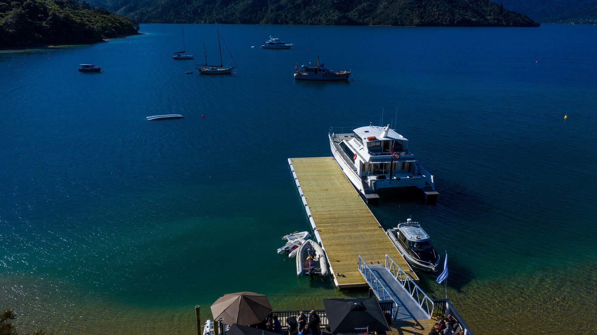 Punga Fern Restaurant at Punga Cove - Marlborough Sounds, NZ