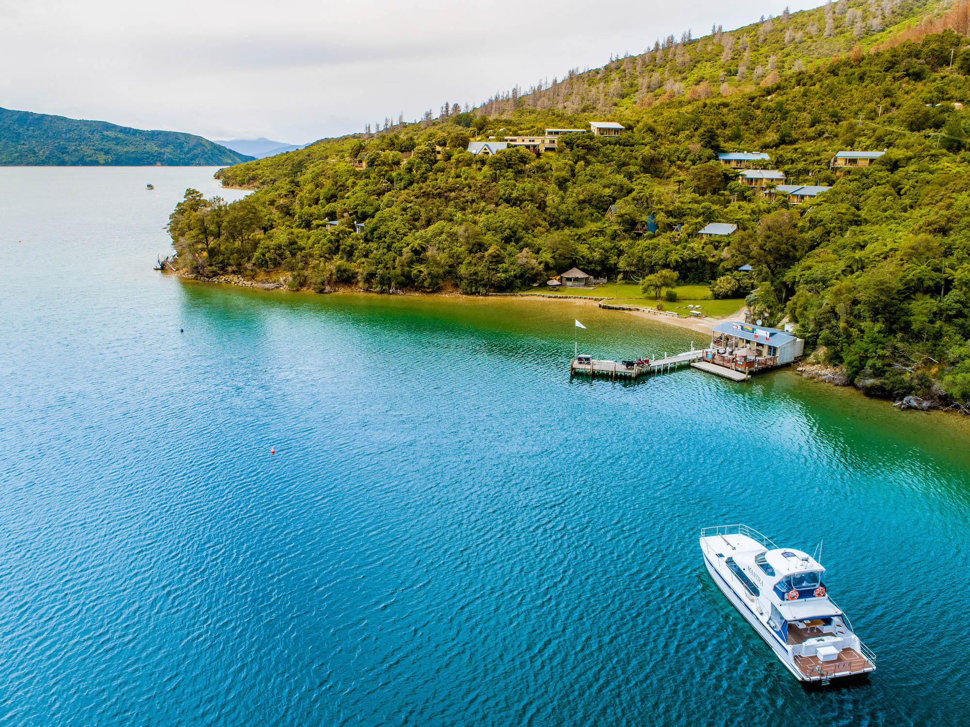 Getting to Punga Cove - Marlborough Sounds, New Zealand